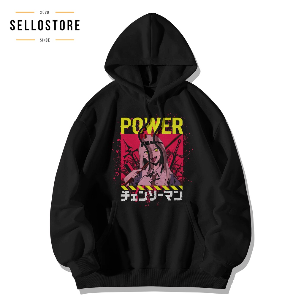 Jual HOODIE ANIME CHAINSAW MAN POWER BLOOD SWEATER HOODIE JUMPER GAMBAR ...