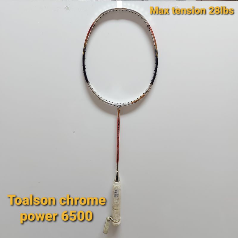Jual RAKET BADMINTON TOALSON CHROME POWER 6500 ORIGINAL | Shopee Indonesia
