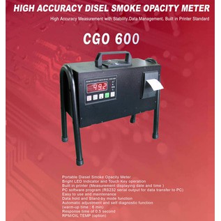 Jual NEOMOTEC CGO600 Diesel Smoke Opacity Meter | Alat Pengukur Emisi ...