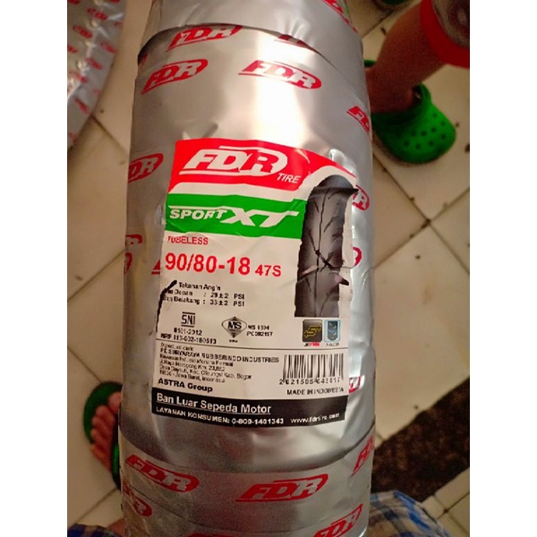 Jual ban fdr sport xt ring 18 ukuran 90-80/18 medium compound | Shopee ...