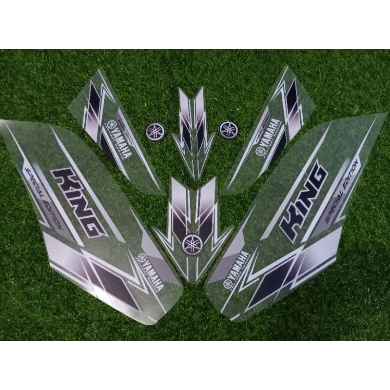 Jual Striping Sticker RX king Transparan Custom List silver Hitam ...