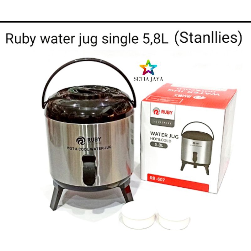 Jual WATER JUG 5,8 LITER RUBY/ KHUSUS PRODUCT INI TIDAK MENERIMA COD ...
