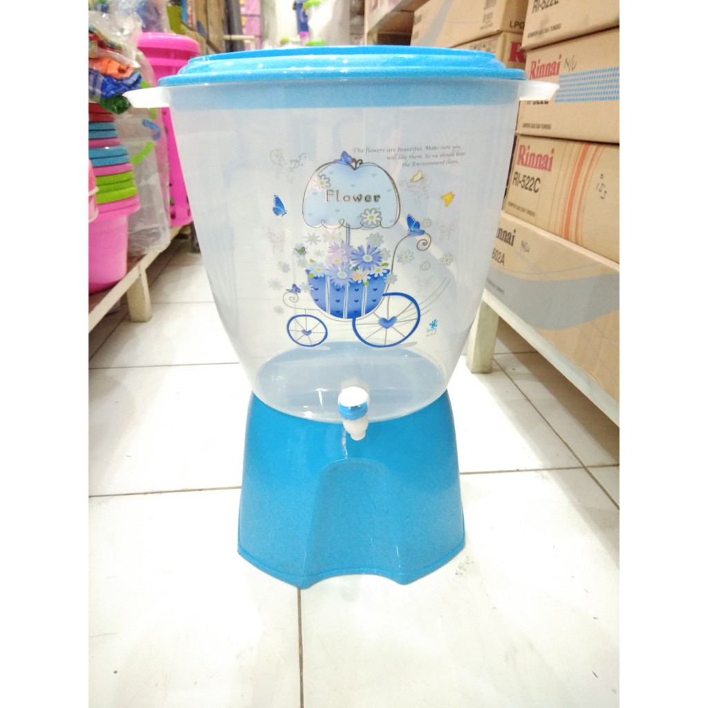 Jual Dispenser Air Minum / Dispenser Minuman Plastik 11 Liter | Shopee ...