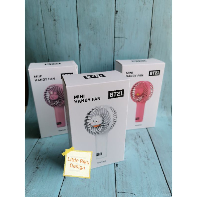 Jual [READY STOCK] OFFICIAL MINI HANDY FAN baby BT21 ROYCHE | Shopee Indonesia