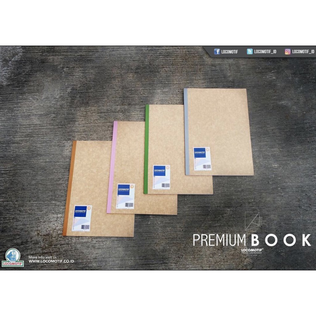 Jual BUKU TULIS PREMIUM LOCOMOTIF EXPO AESTETHIC SIMPLE B5 50 KRAFT GARIS ECER LUSIN GROSIR ...