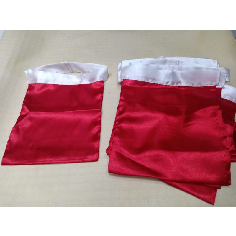 Jual syal merah putih paskibra bahan satin | Shopee Indonesia