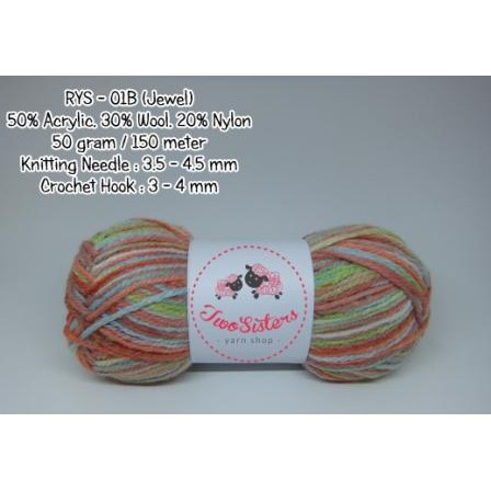 Jual Benang Rajut Rainbow Series – RYS 01B (Jewel) | Shopee Indonesia