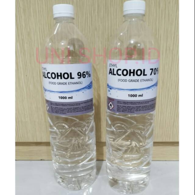 Jual Ethanol etil alkohol 70% etanol ethyl alcohol 96% 1 liter food ...