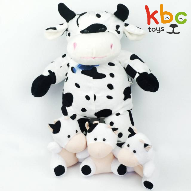 Jual PAKET Boneka Sapi Standing Beranak / Hitam & Coklat Ukuran 50CM ...