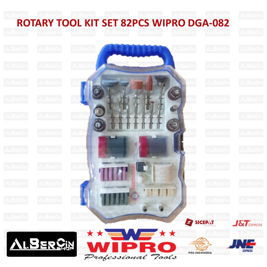 Jual Mata Gerinda Mini Rotary Tool Kit Set 82 PCS WIPRO DGA-082 DGA 082 ...
