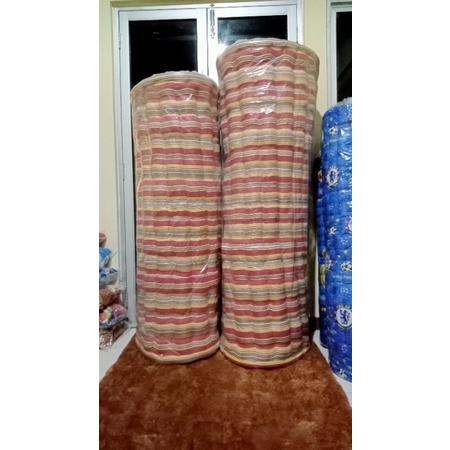 Jual kasur kapuk ukuran 160x200 cm kain lerek (gratis bantal guling ...