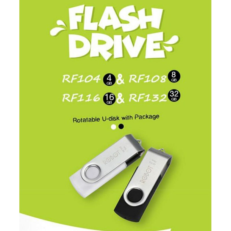 Jual Robot Flashdisk 4GB 8GB 16GB 32GB 64GB Flash Drive Original ...