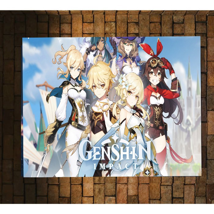 Jual Poster Genshin Impact | Shopee Indonesia