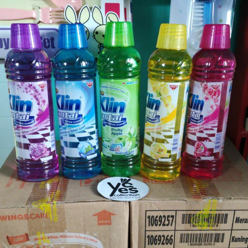 Jual Soklin Lantai botol 450 ml so klin sabun aroma rose apel lemon ...