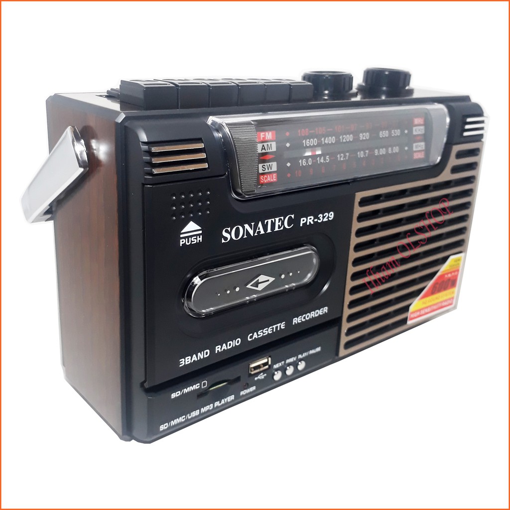 Jual Radio Kaset Sonatec PR-329 tape mini compo | Shopee Indonesia