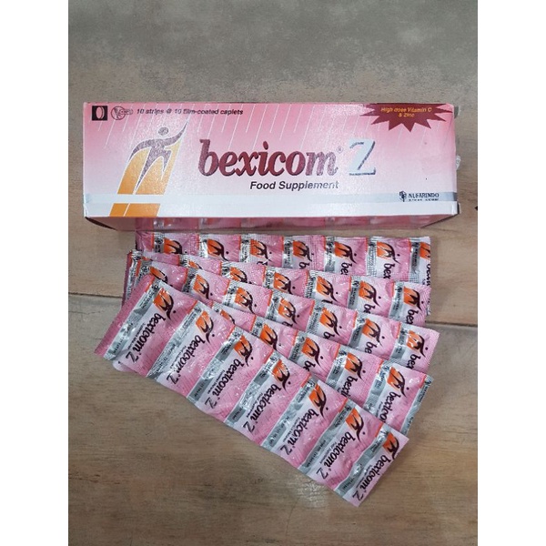 Jual Bexicom Z 1 Strip /multivitamin/ vitamin c 750mg/ vitamin b / zinc ...