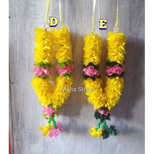 Jual [Premium] Kalungan bunga 30cm Warna | Shopee Indonesia