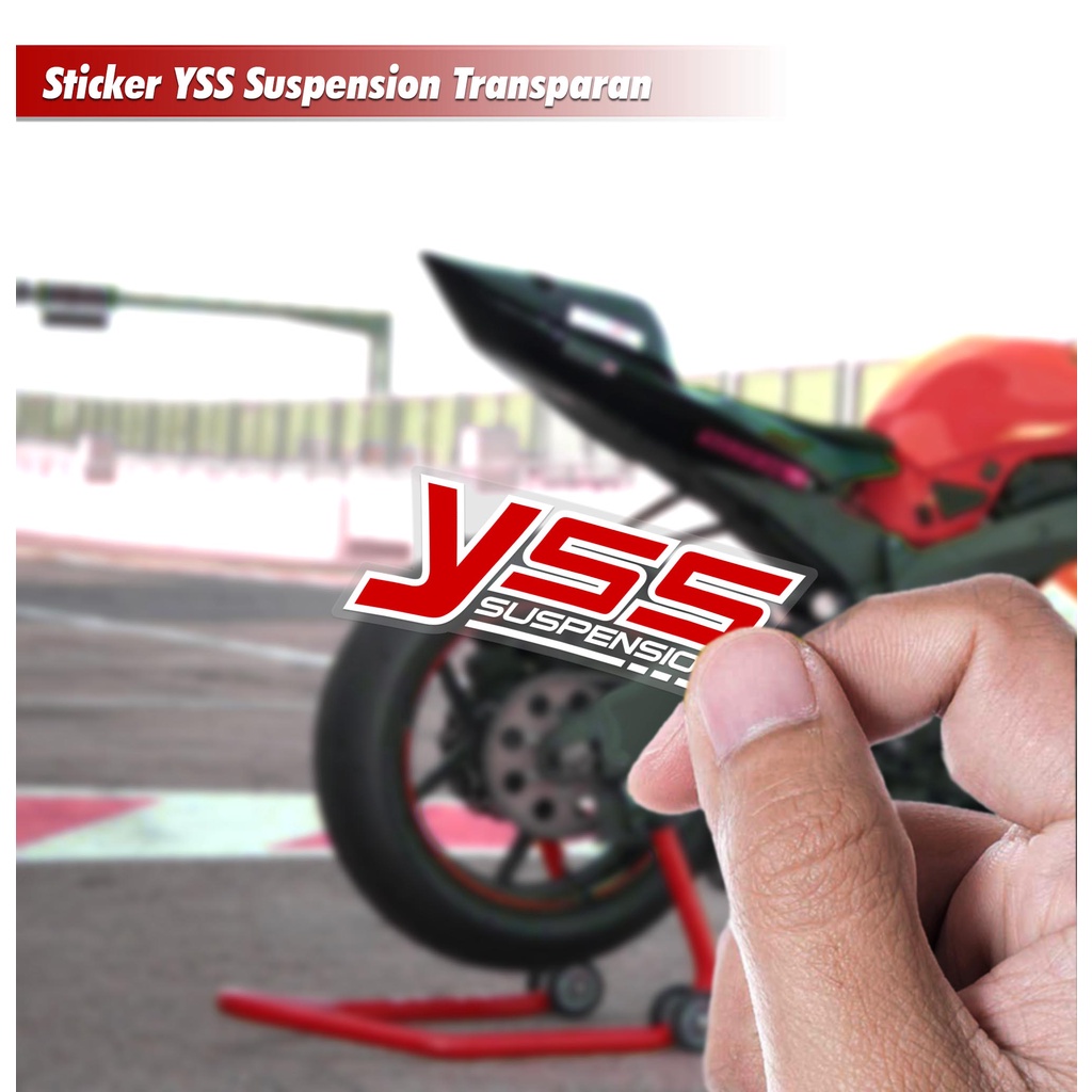 Jual Sticker YSS Suspension Transparan | Shopee Indonesia