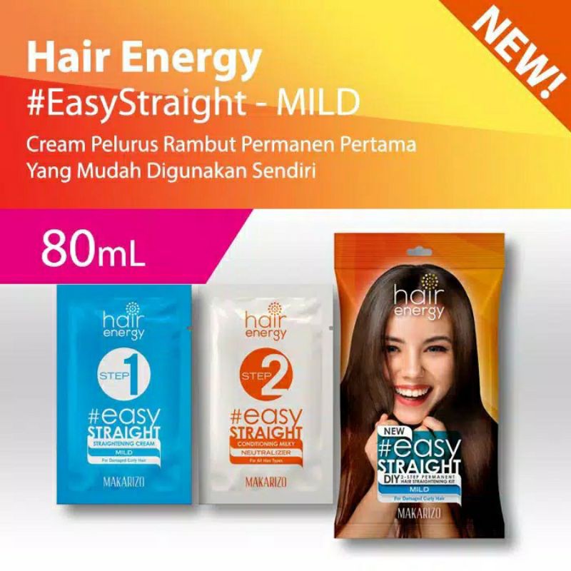 Jual Makarizo Hair Energy Easy Straight DIY Medium - Mild - Strong ...