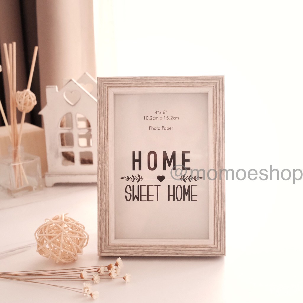 Jual Bingkai Foto Rustic Frame Kayu Dekorasi Meja Properti Foto Vintage ...