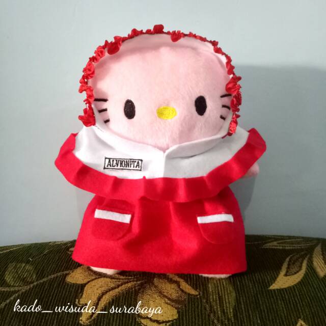 Jual Hello kity seragam SD 25 cm | Shopee Indonesia