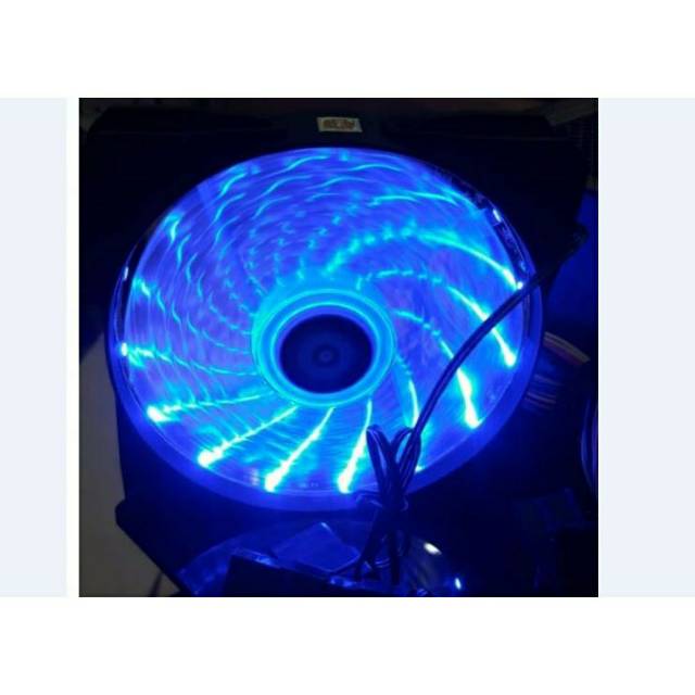 Jual NYK Fan Case Cooler Nemesis Case Fan 15 LED warna biru | Shopee ...