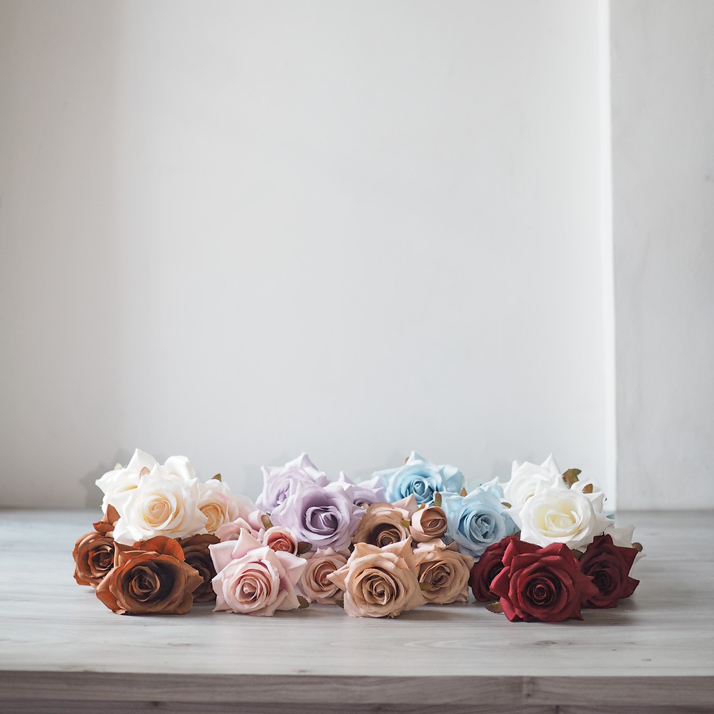 Jual Bunga Artificial Mawar Spray Tangkai Panjang (B21045) | Shopee ...