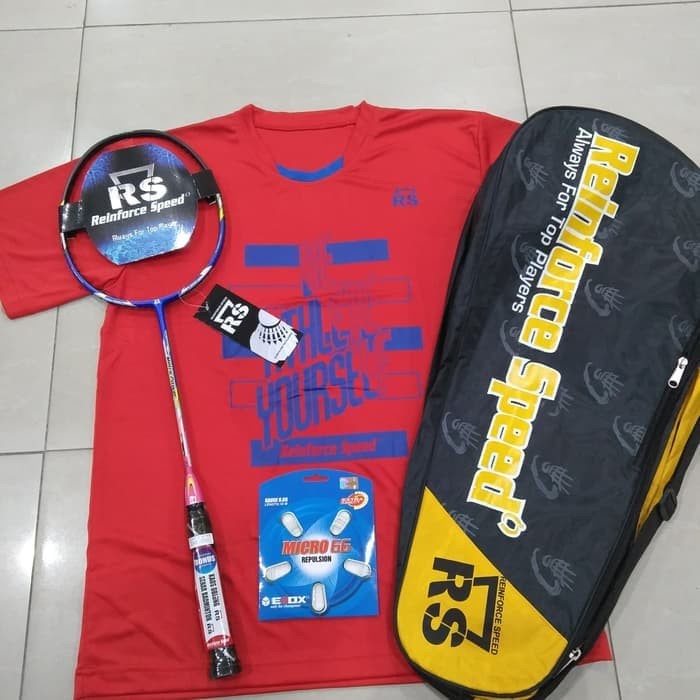 Jual Raket Badminton RS METRIC 10 KOMPLIT TAS SENAR KAOS GRIP ORIGINAL ...
