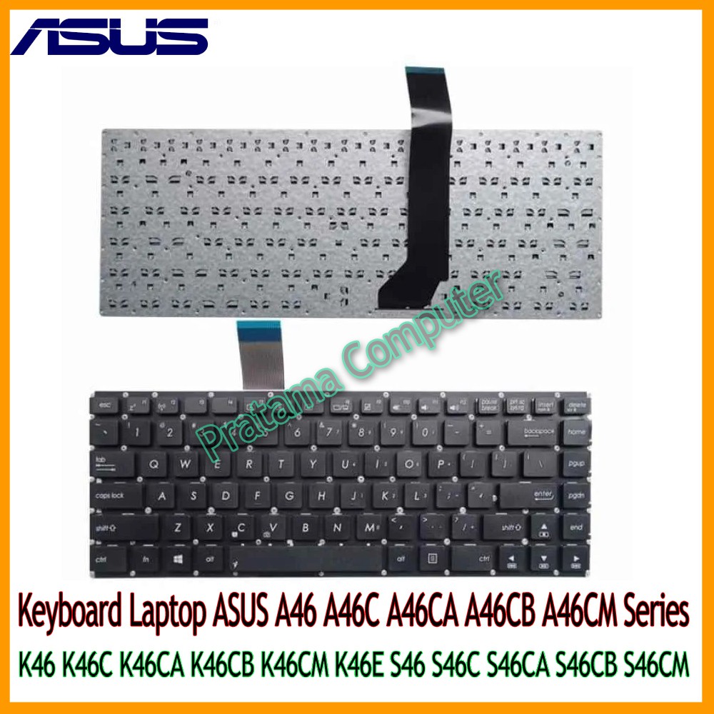 Jual Keyboard Laptop ASUS A46 A46C A46CA A46CB A46CM K46 K46C K46CA ...