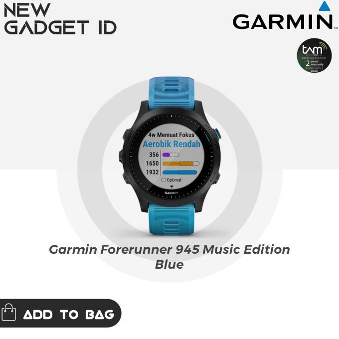Jual Garmin Forerunner 945 GPS Running - BLUE, TAM | Shopee Indonesia