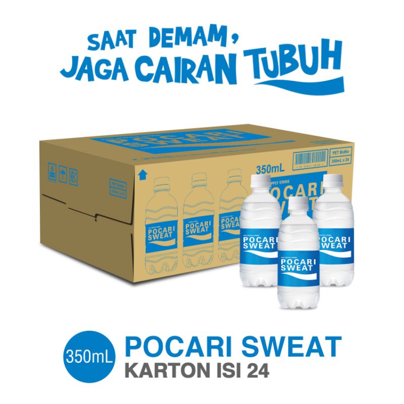 Jual POCARI SWEAT 350 ML x 24 BOTOL | Shopee Indonesia
