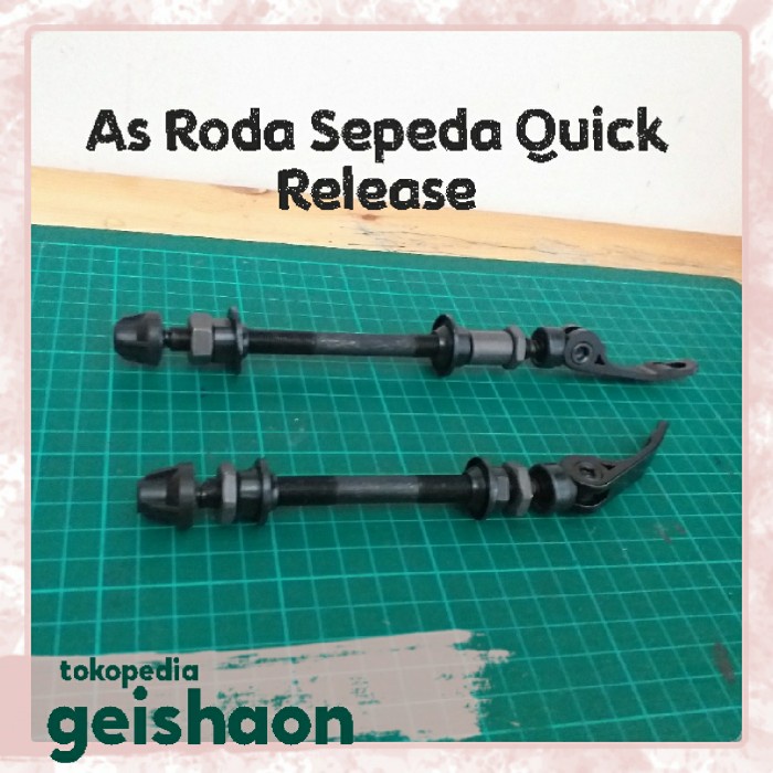 Jual AS RODA QUICK RELEASE SEPEDA LIPAT MTB 1 SET UNIVERSAL AS RODA QR ...