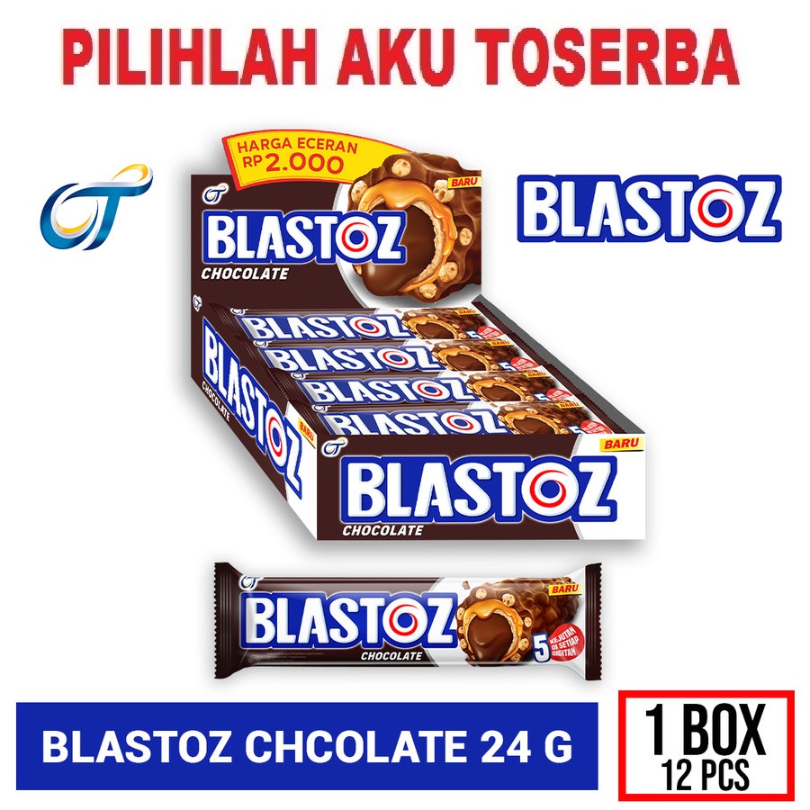 Jual BLASTOZ CHOCOLATE REGULAR PACK - (HARGA 1 BOX ISI 12 pcs) | Shopee ...
