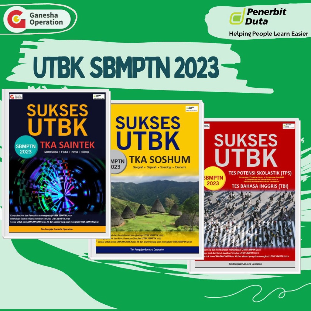 Jual Penerbit Duta Sukses Utbk Sbmptn 2023 Tka Saintek Soshum Tps And Tbi