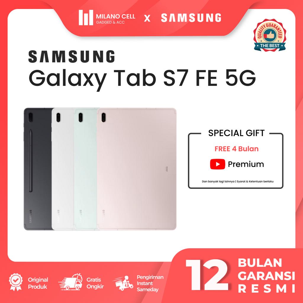 Jual Samsung Galaxy Tab S7 FE 5G Mystic Black 128GB | Shopee Indonesia
