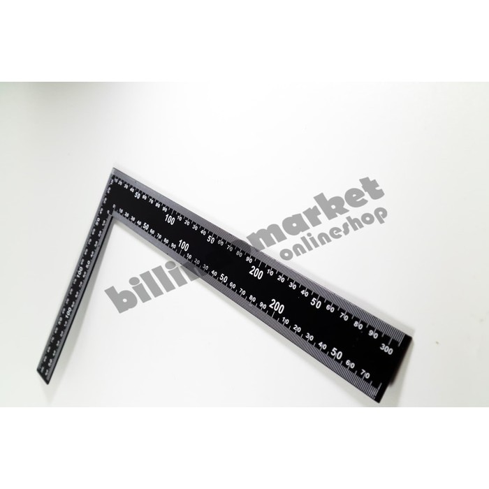 Jual Siku Tukang Hitam / Penggaris Tukang 30CM 12" | Shopee Indonesia
