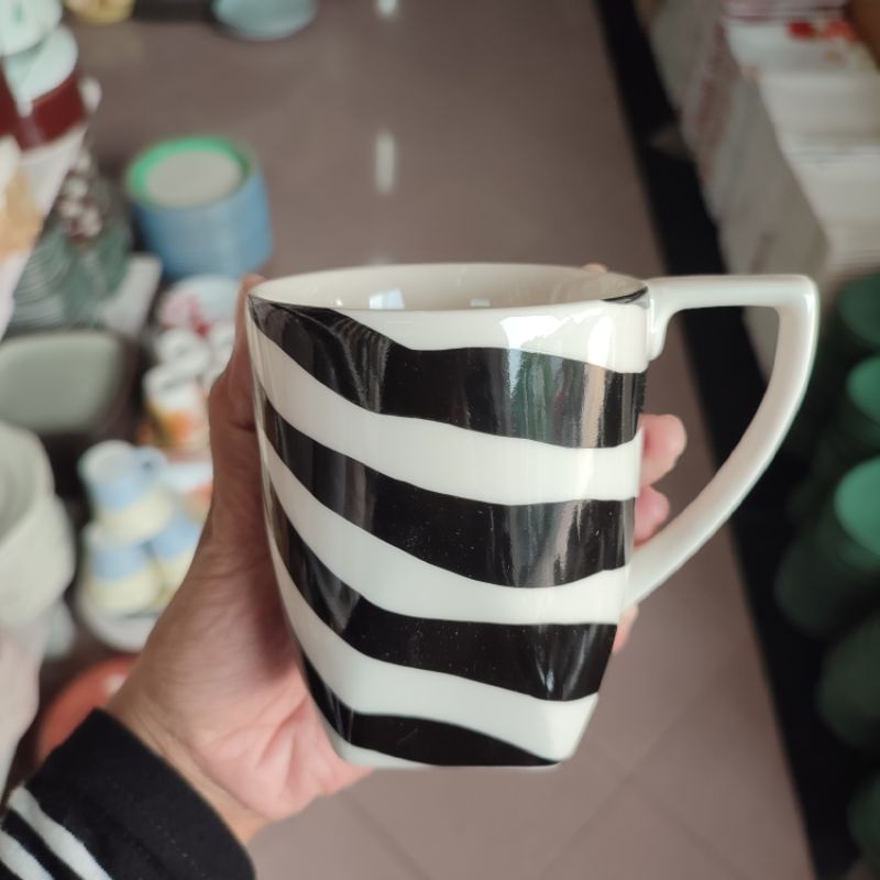 Jual ZEBRA MUG GELAS KERAMIK SANGO MOTIF ANIMAL HEWAN KOLEKSI DEKOR ...
