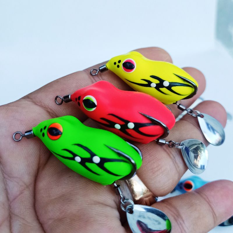 Jual SOFT FROG 3,7CM UMPAN CASTING GABUS, TOMAN - Gio Fishing - Gio Lure - Golden Gio | Shopee ...