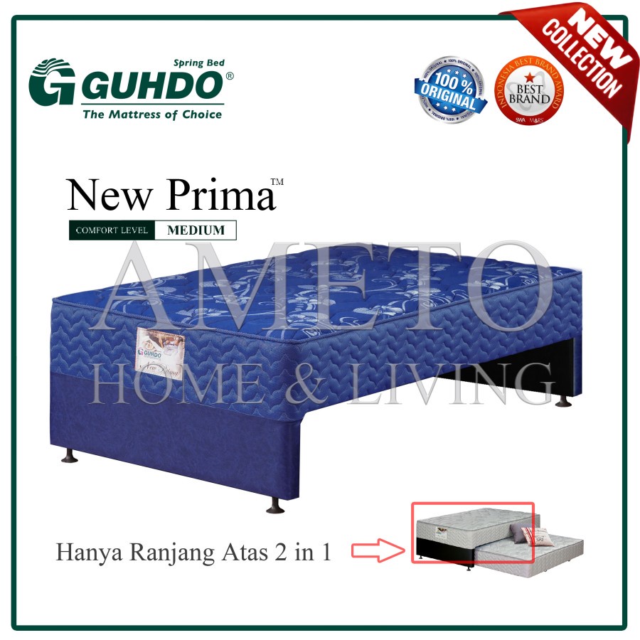 Jual Guhdo Springbed 2 in 1 New Prima 140x200 (HANYA RANJANG ATAS) | Shopee Indonesia