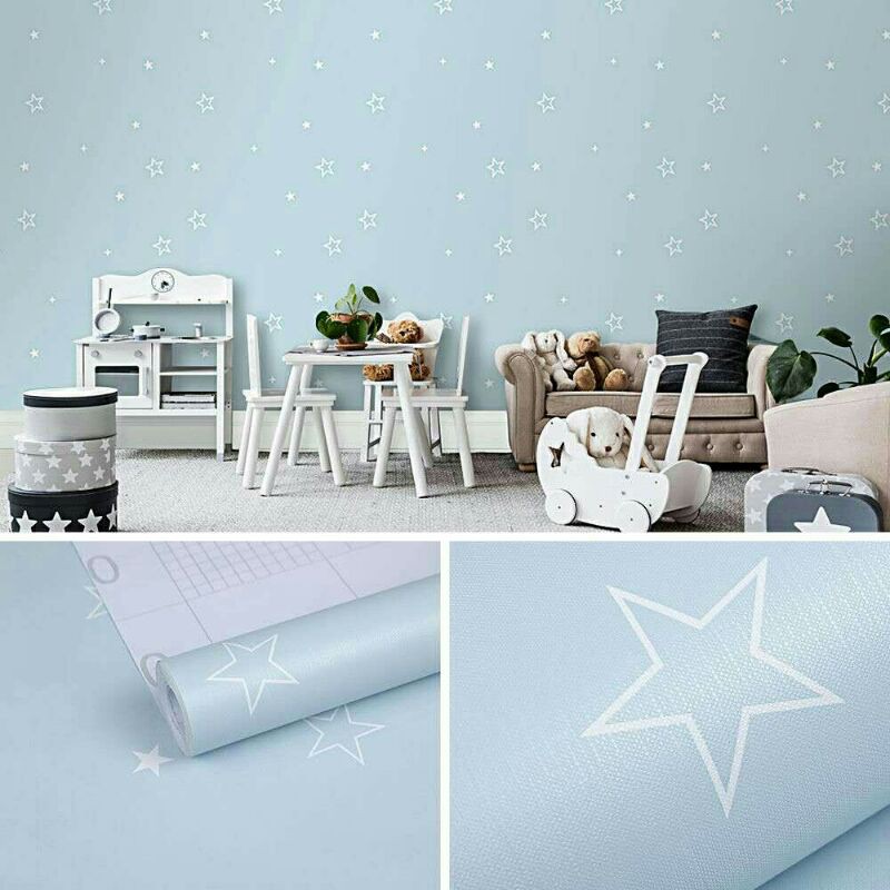 Jual WALLPAPER DINDING / WALLPAPER STIKER / WALLSTIKER MOTIF BINTANG ...