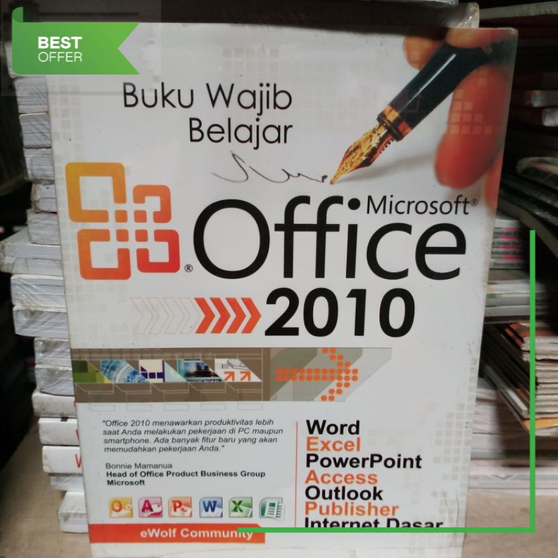 Jual Buku Wajib Belajar Microsoft Office 2010 | Shopee Indonesia