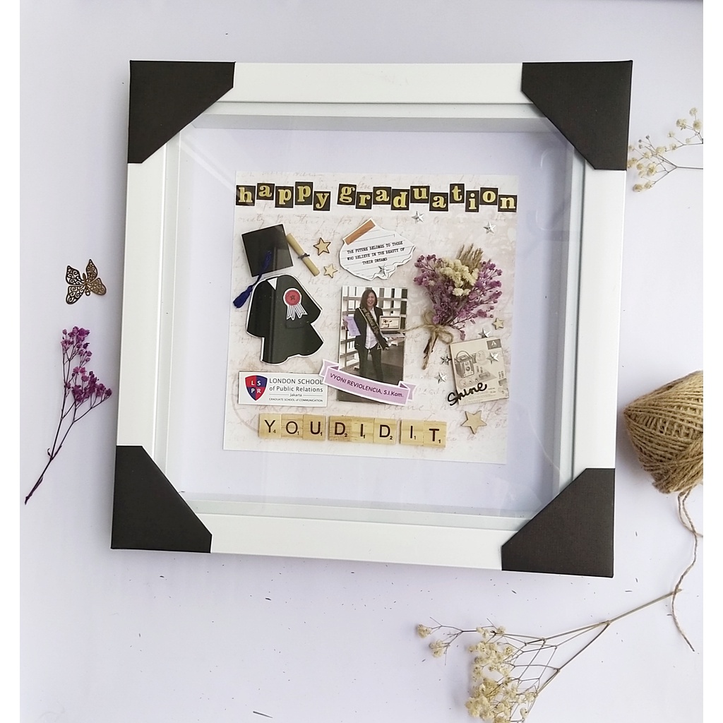Jual GRADUATION GIFT/KADO WISUDA/SCRAP FRAME/HANDY CRAFT/KADO FOTO ...