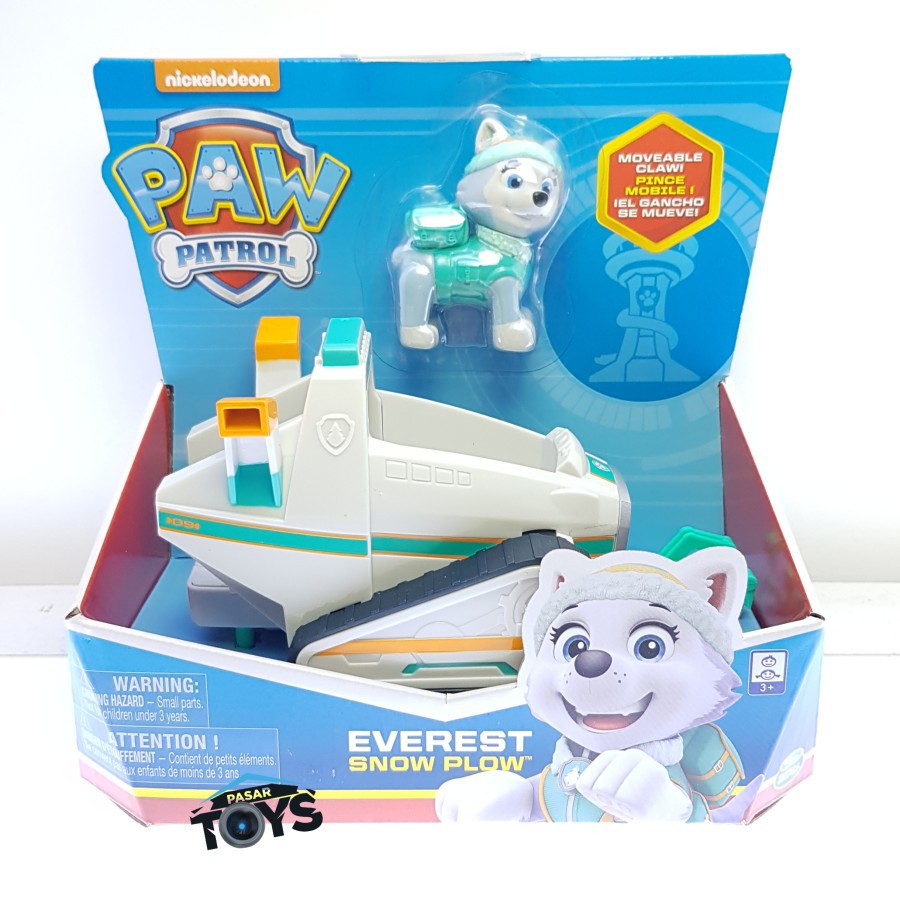 Jual Paw Patrol Everest Snow Plow Vehicle with Collectible Figure ...