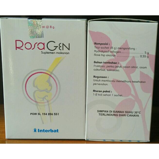 Jual ROSAGEN / PER BOX (MEMELIHARA KESEHATAN TULANG DAN SENDI ...