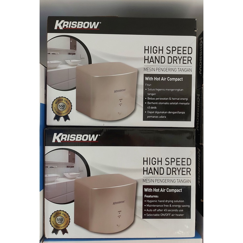 Jual KRISBOW PENGERING TANGAN OTOMATIS / HAND DRYER KRISBOW / HIGH ...