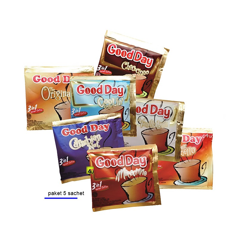 Jual [5 SACHET] Good Day - Kopi Instan Untuk Hidup Penuh Rasa | Shopee ...