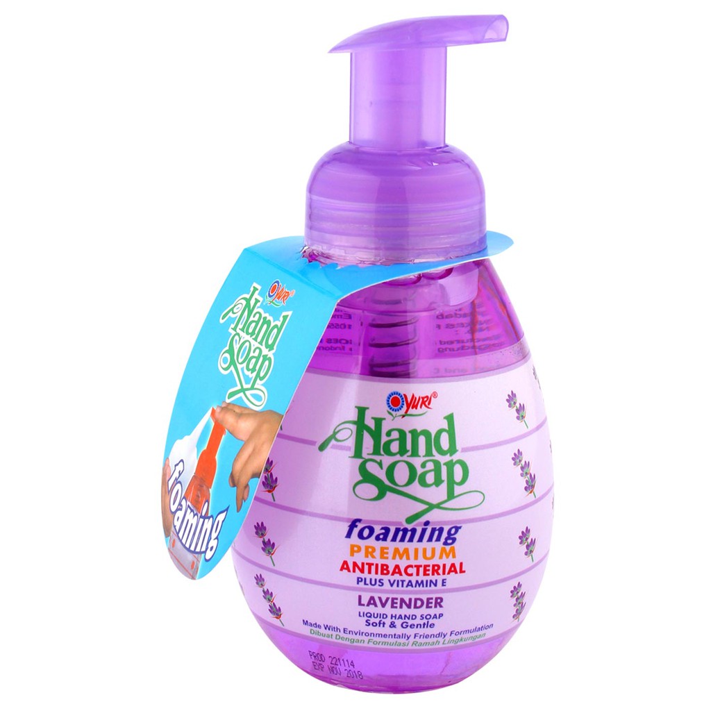 Jual HAND SOAP YURI 410ml Pump Handsoap Yuri Foaming Soap Yuri Hand ...