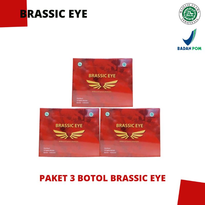 Jual Paket Hemat Kesehatan 3 Botol Brassic Eye 100% ORIGINAL | mata ...