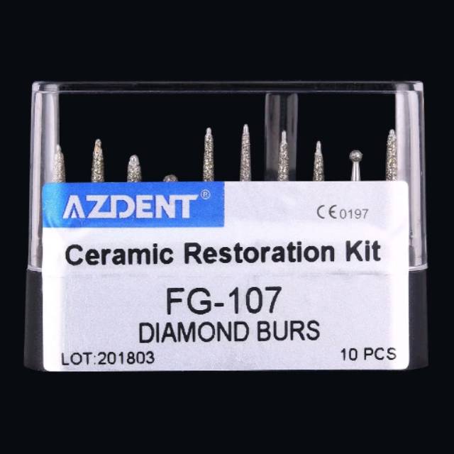 Jual AZDENT Crown Veneer Onlay Inlay bur set | Shopee Indonesia