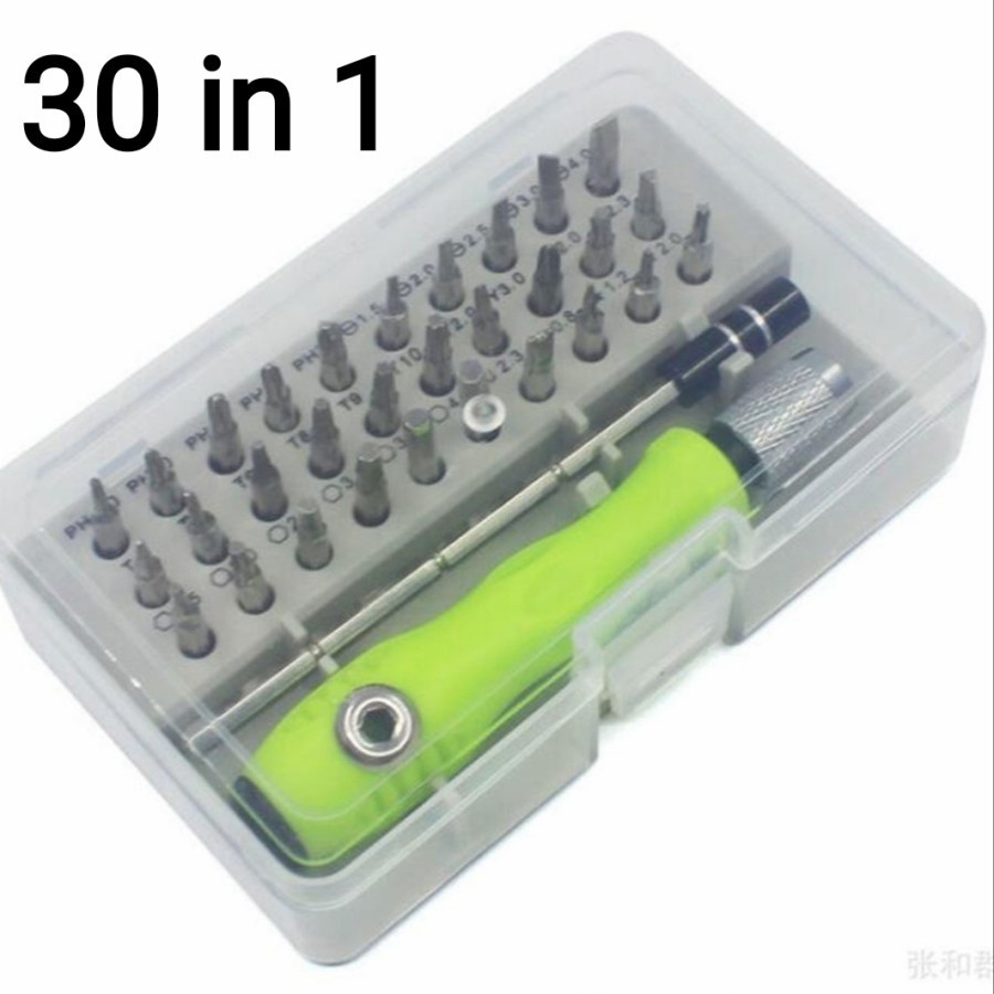 Jual Obeng Set 32 in 1 Multi - Screwdriver Set Repair Tool -(6011-A) | Shopee Indonesia